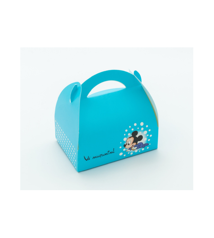 Cutie de Prajituri, model Mickey Mouse, capacitate 200g