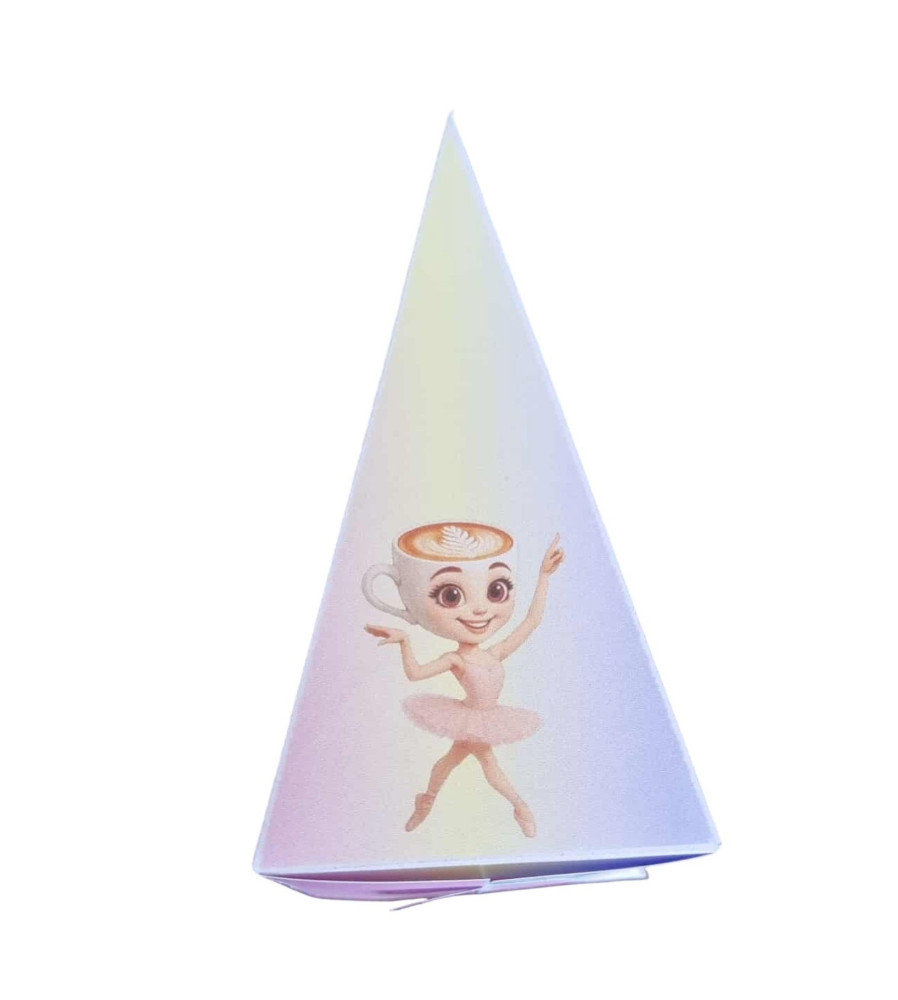 Cutie personalizata in forma de felie tort din carton de 250 gr cu ...